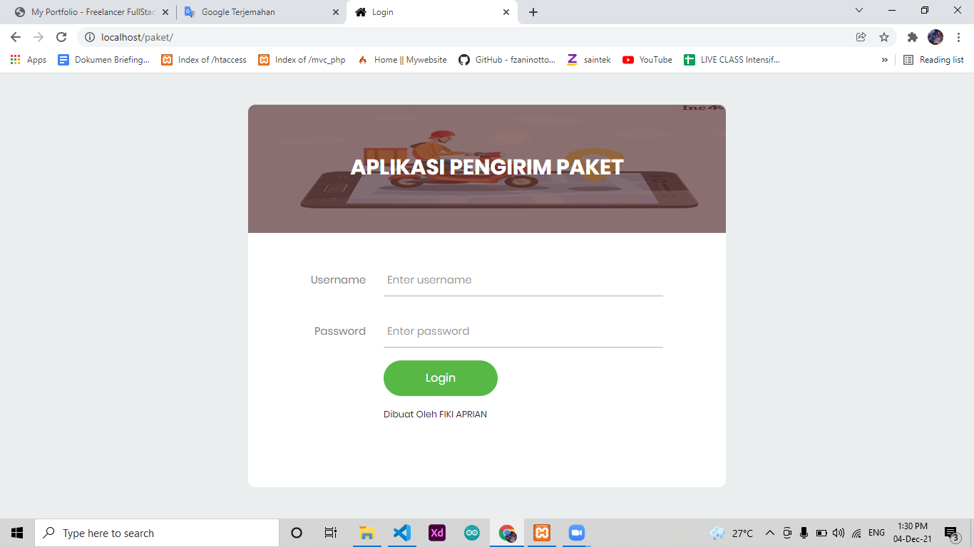 My Portfolio - Freelancer FullStack Developer