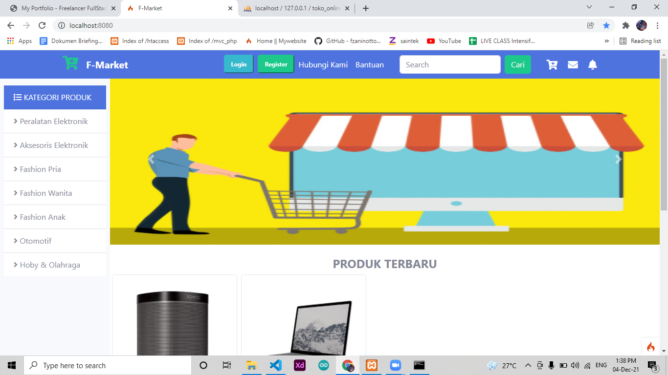My Portfolio - Freelancer FullStack Developer